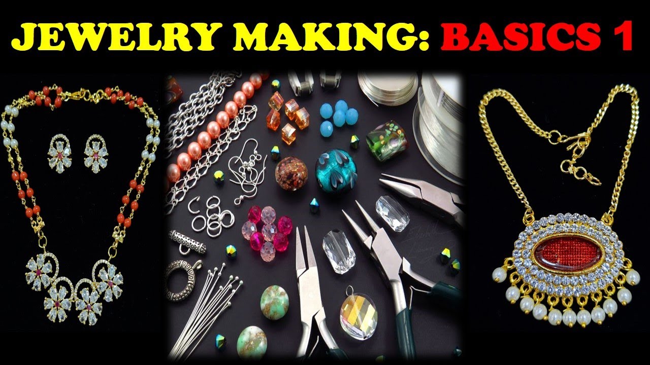 Jewellery Making - Basics1| How to fix a pendant to a chain|Jewellery ...
