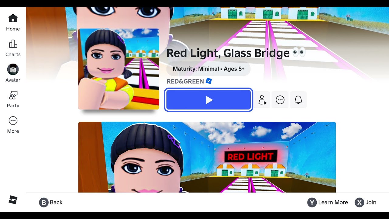 Roblox Red Light, Glass Bridge - YouTube