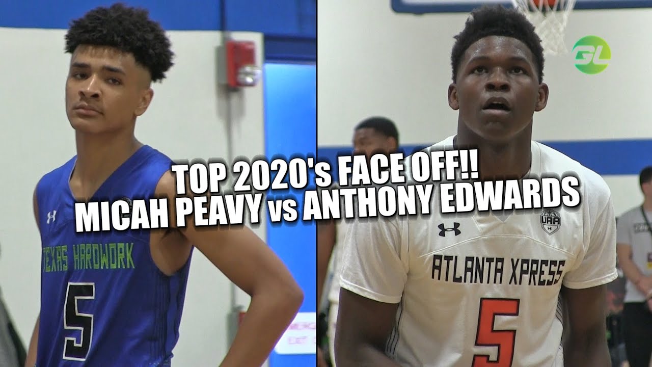 TOP 2020's FACE OFF Micah Peavy vs Anthony Edwards UA Indy Full ...
