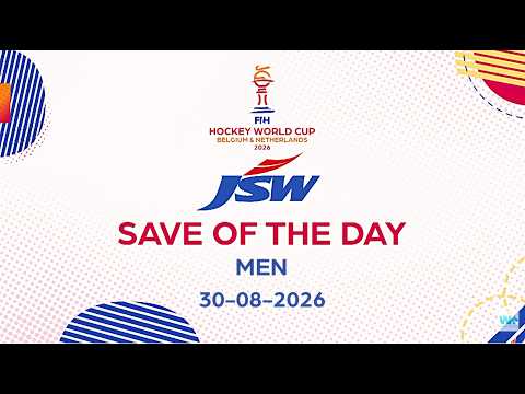 FIH Hockey Men's World Cup 2026: JSW Save of the Day: Jean-Paul Danneberg (GER) vs ESP  | #HWC2026