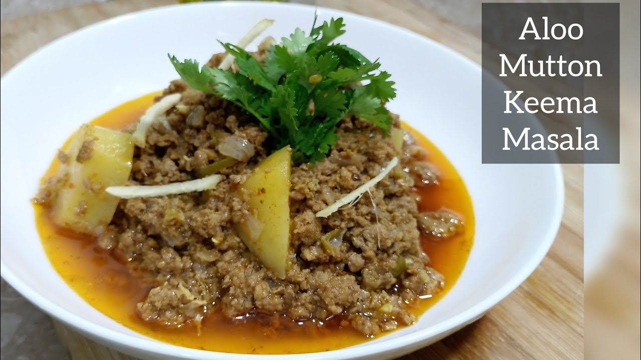 Aloo Keema | Mutton Keema recipe | Aloo Mutton Curry | fork & flame - YouTube