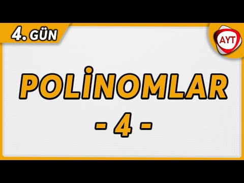4.Gün Polinomlar 4 | 65 Günde AYT Matematik Kampı #aytmatematik
