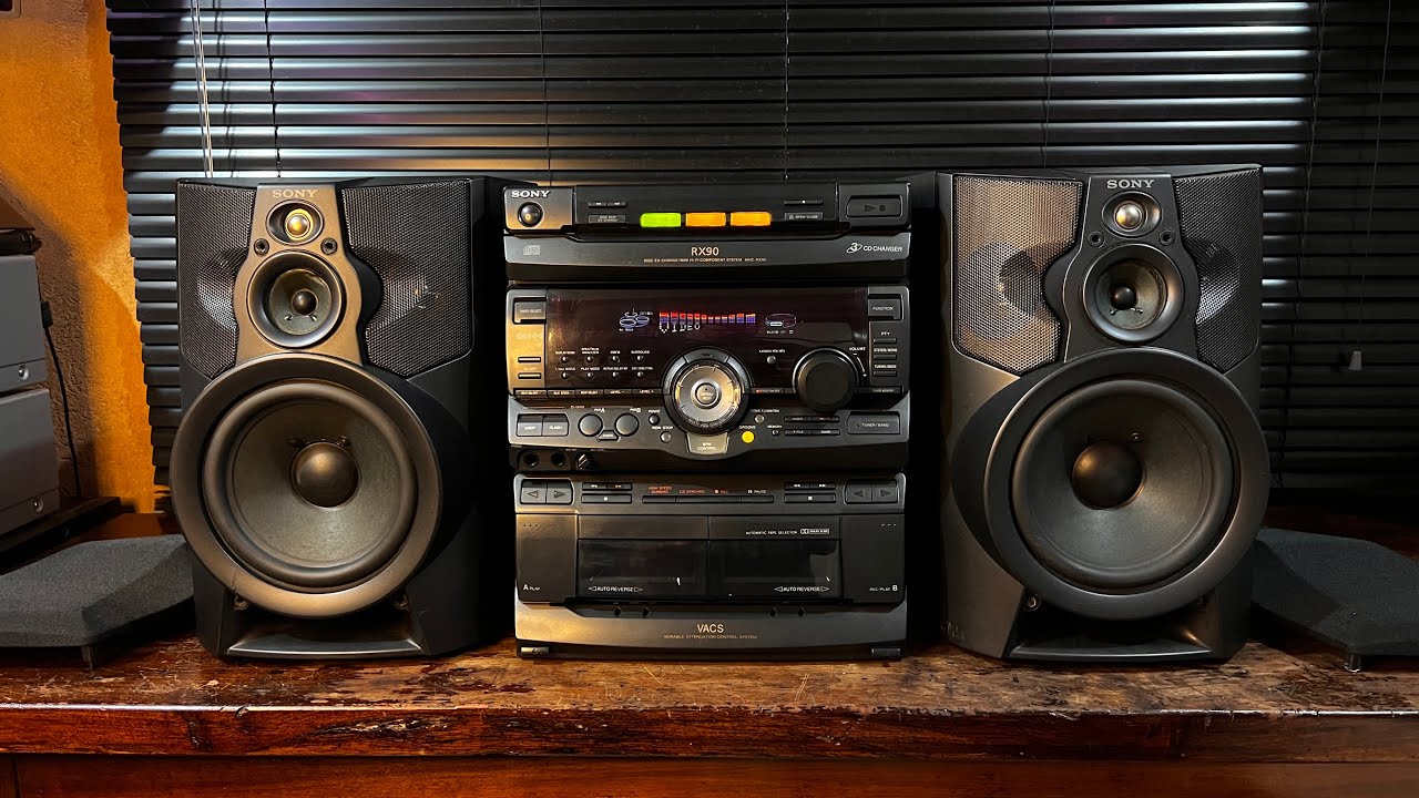 Minicomponente Sony RX90 TB-AUDIO - YouTube