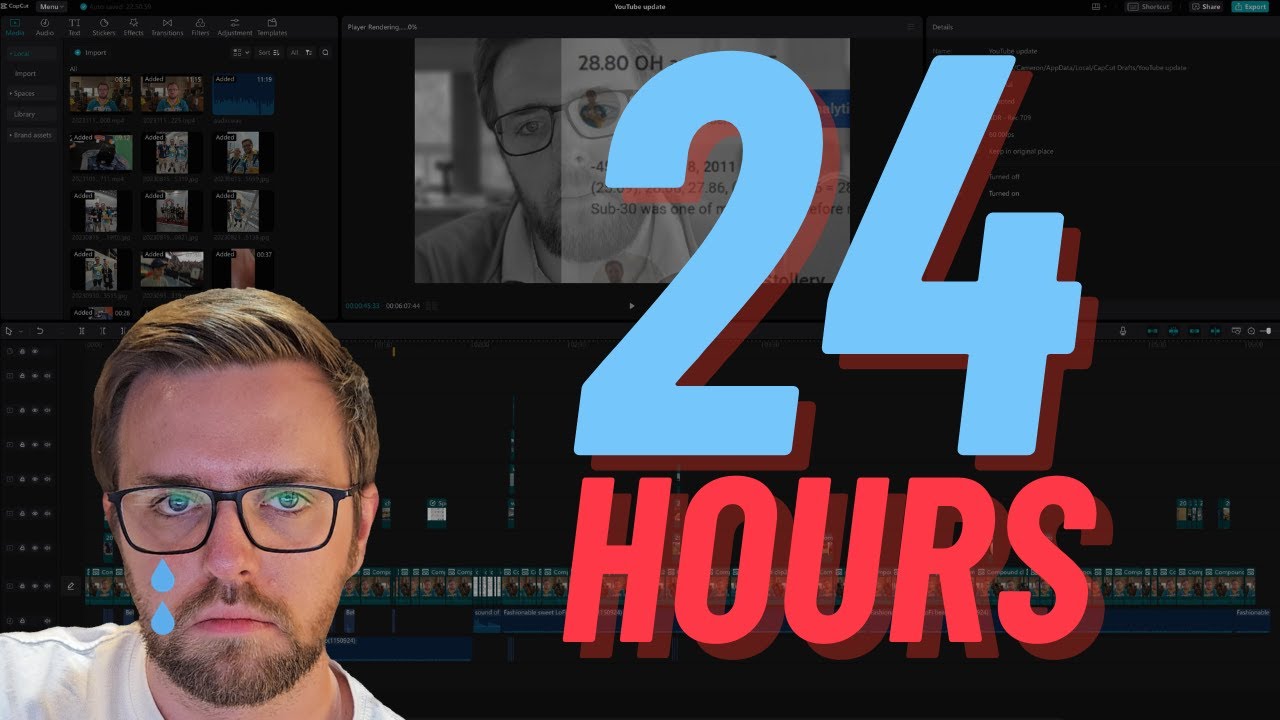 24 Hour Editing Marathon part 2 - YouTube