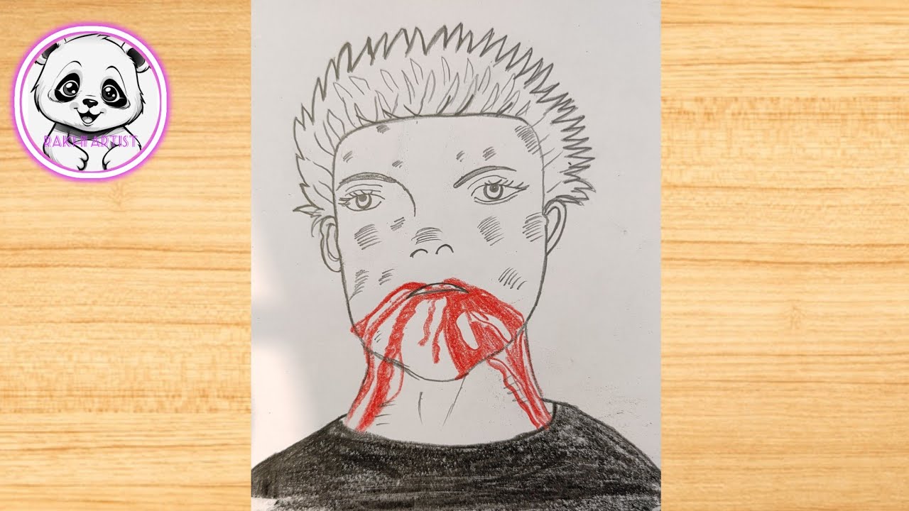 How to draw gojo satoru | sad drawing||step by step ||tutorial - YouTube