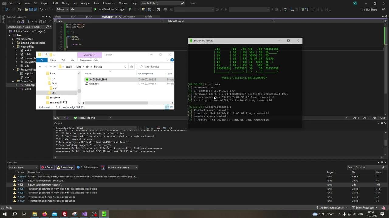 keyauth console loader - YouTube