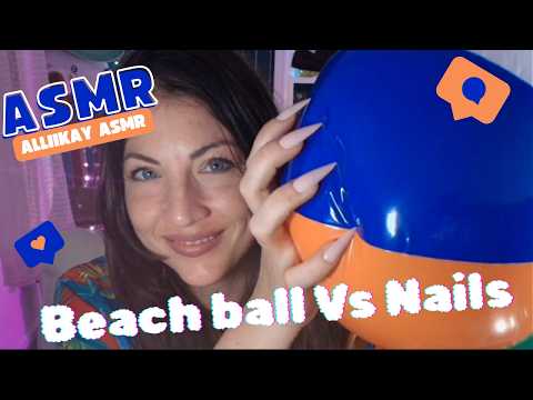 ASMR Strandball gegen Fingernägel