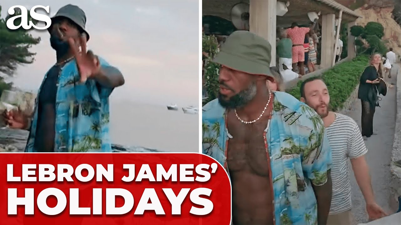 LEBRON JAMES caught having EPIC PARTY curing CANNES VACATION - YouTube