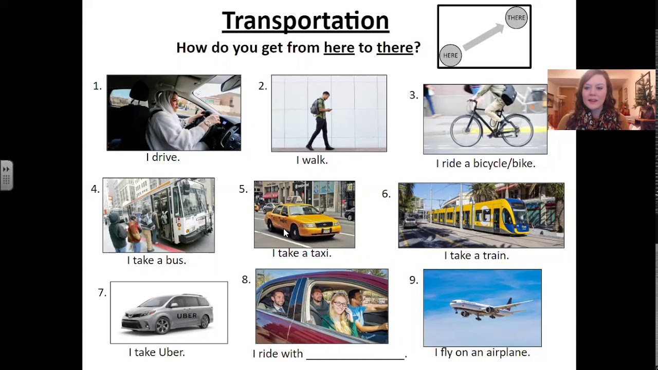ESL Around Town: Transportation - YouTube