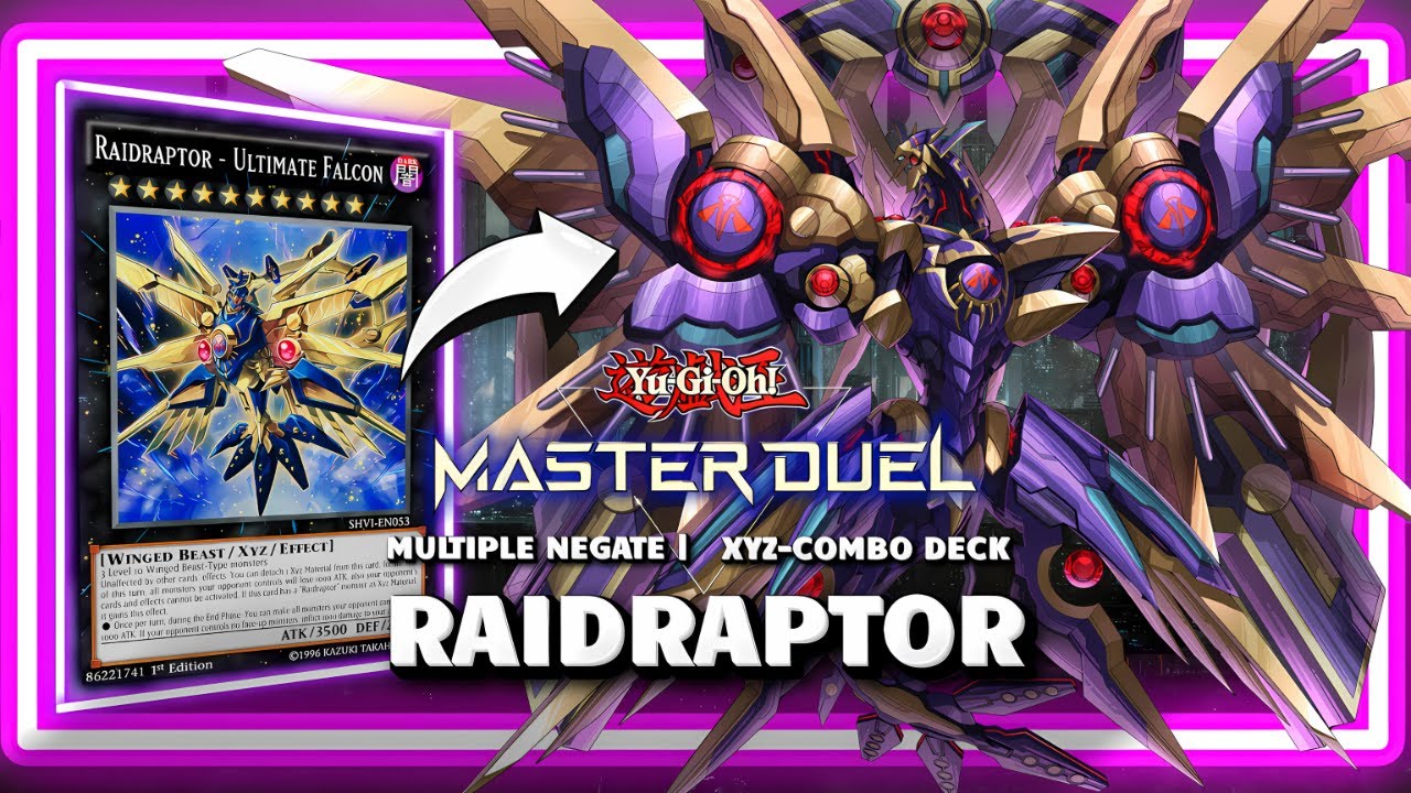 RAIDRAPTOR DECK ARCHETYPE GOOD IN 2025 VS TOP TIER DECKS | YUGIOH ...