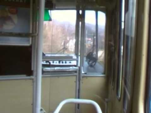 Tramvaj Zagreb - riding a Tatra T4YU tram on line 15 (full journey)