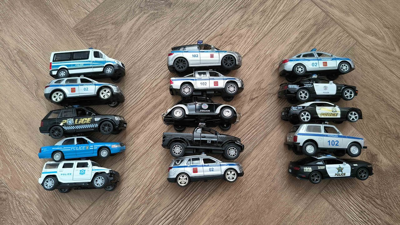 Police Toy Cars in Hands With Interrior View in 4k - YouTube