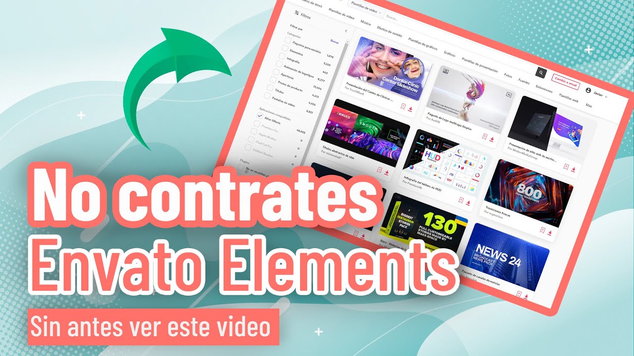 Envato Elements ¿Cómo se utiliza? - YouTube