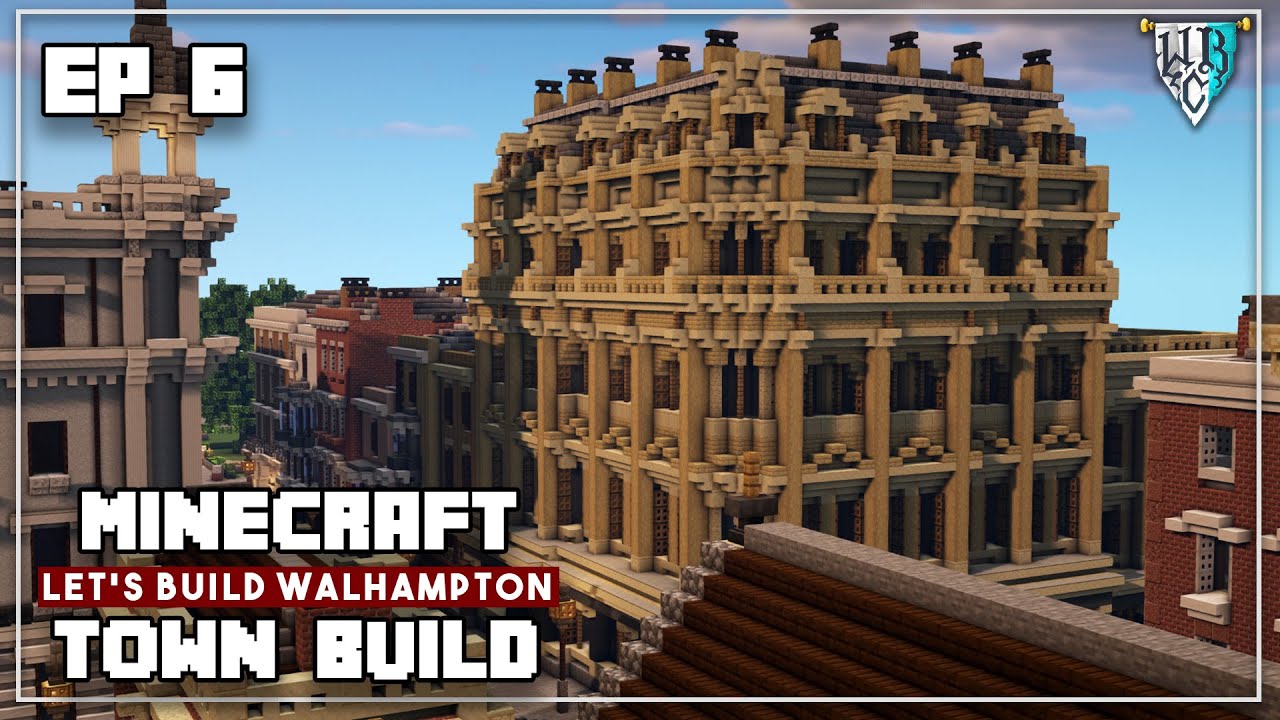 Minecraft Victorian High Street Pt.1 - Let's build Walhampton Ep 6 ...