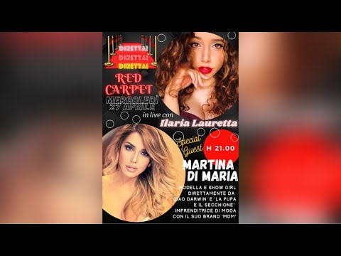 🔺Martina Di Maria: special guest 13^ puntata Red Carpet🔺
