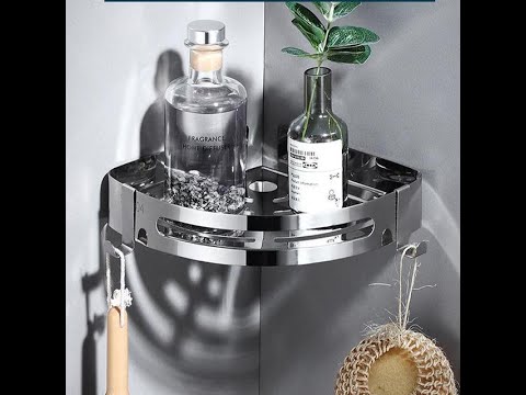 Shelf Corner Soap Storage Holder | Online Shopping - YouTube