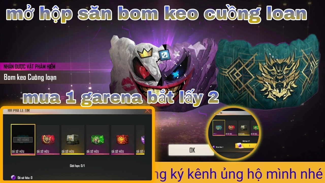 garena free fire| mở hộp skin bom keo cuồng loạn , mua 1 garena bắt lấy ...