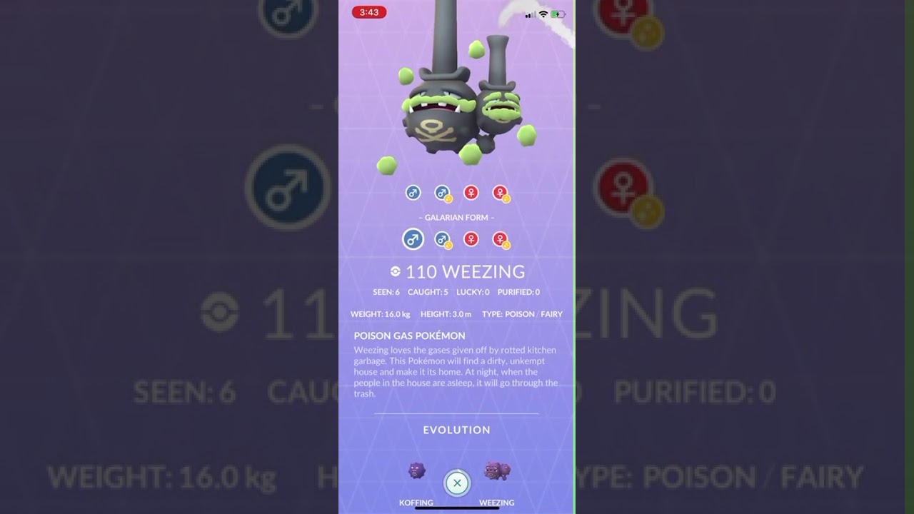 Shiny Galarian Weezing??? - YouTube