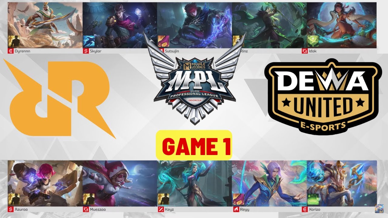 [ENG] RRQ vs DEWA - GAME 1 MPL ID S14 - YouTube