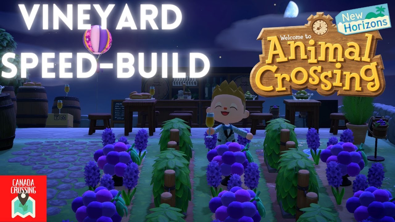 Vineyard Speed-Build Animal Crossing New Horizons Cottagecore | ACNH ...