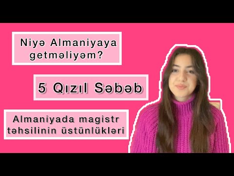 ALMANİYANIN 5 ÜSTÜNLÜYÜ | Niyə Almaniyanı seçməlisən? | Almaniyada pulsuz magistr təhsili
