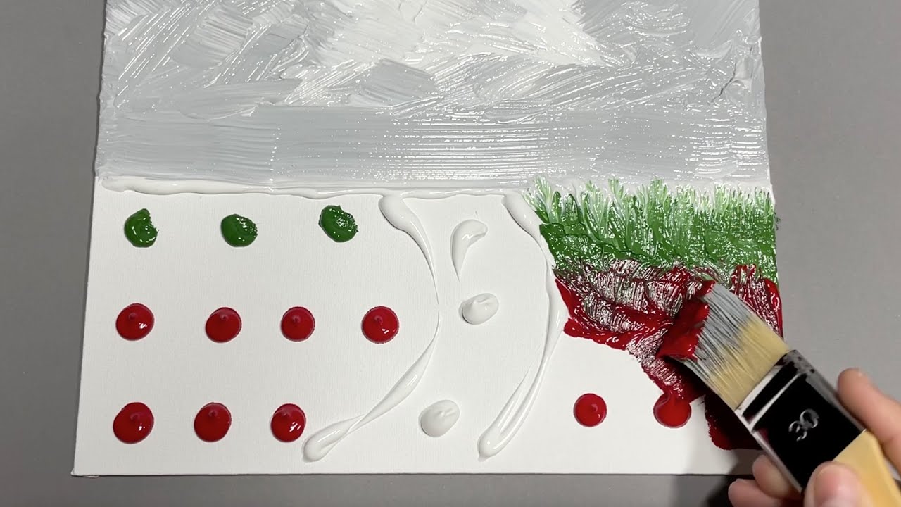 Unique Painting Technique with Just a Brush and Foil | Satisfying ...