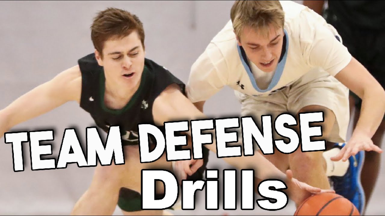 Team Basketball Defense Drills - YouTube