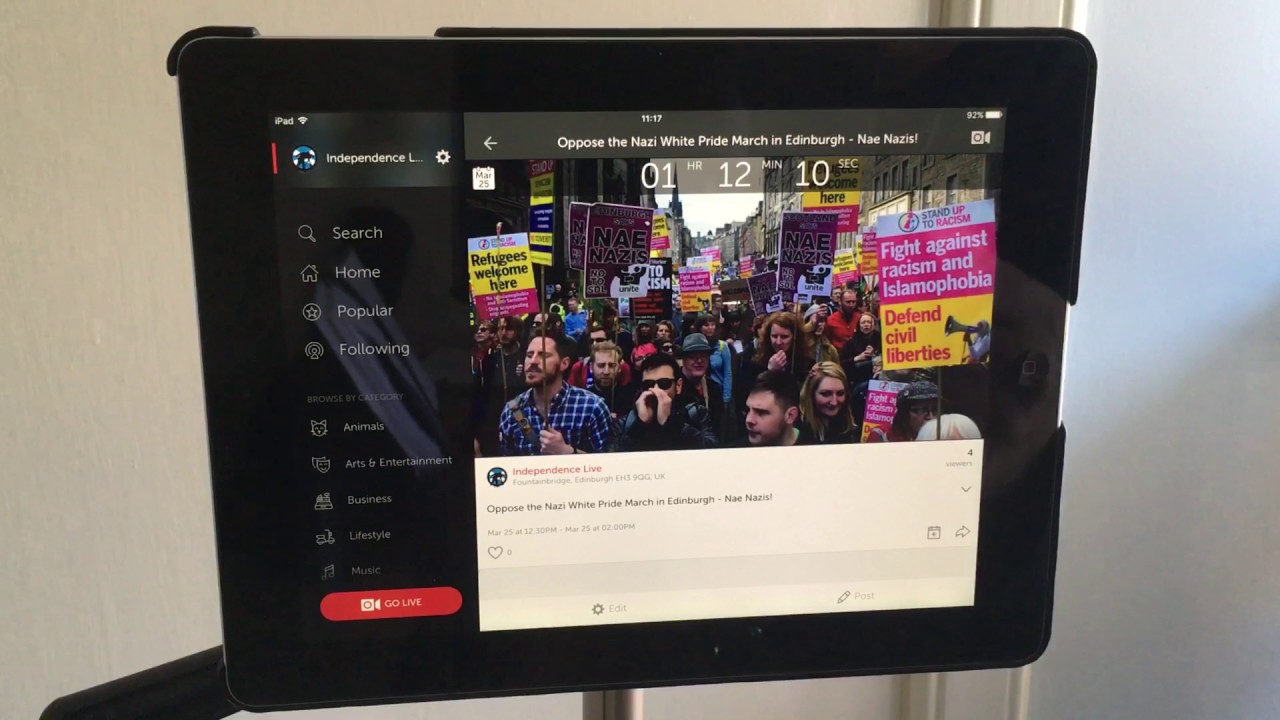 TUTORIAL: Going LIVE with the livestream.com mobile app is counter ...