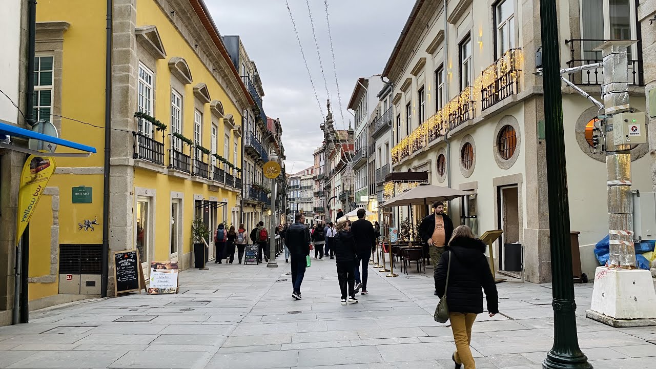 Porto City Center/Downtown Walking Tour , December 23, 2022 - YouTube