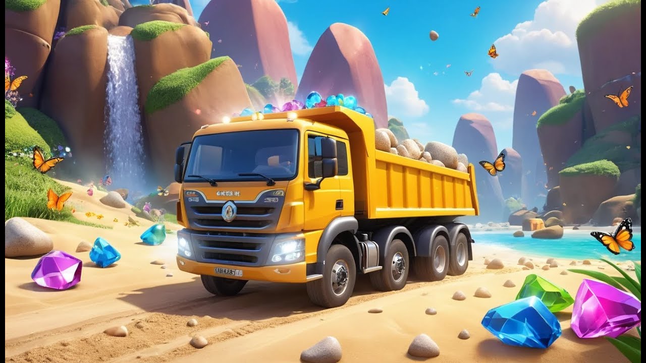 Dump Truck Song – Count Before It Empties! | Fun Kids Song | Counting ...