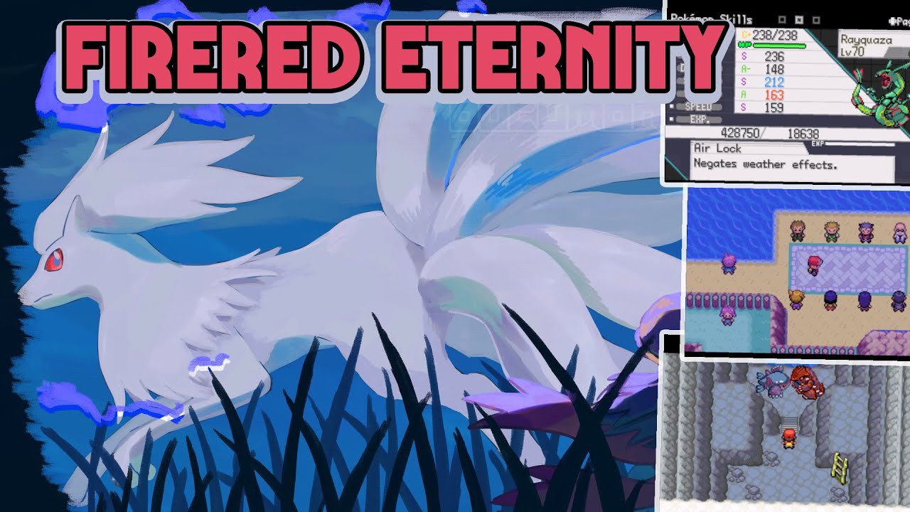 Pokemon Fire Red Eternity - GBA ROM Hack with 9 starters, PSS systems ...