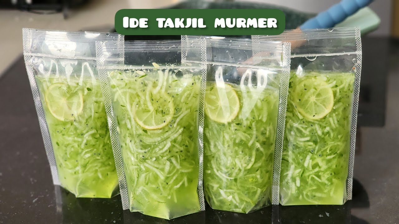 Kalau kamu punya timun, Buat ide takjil es timun serut nikmat ini ...