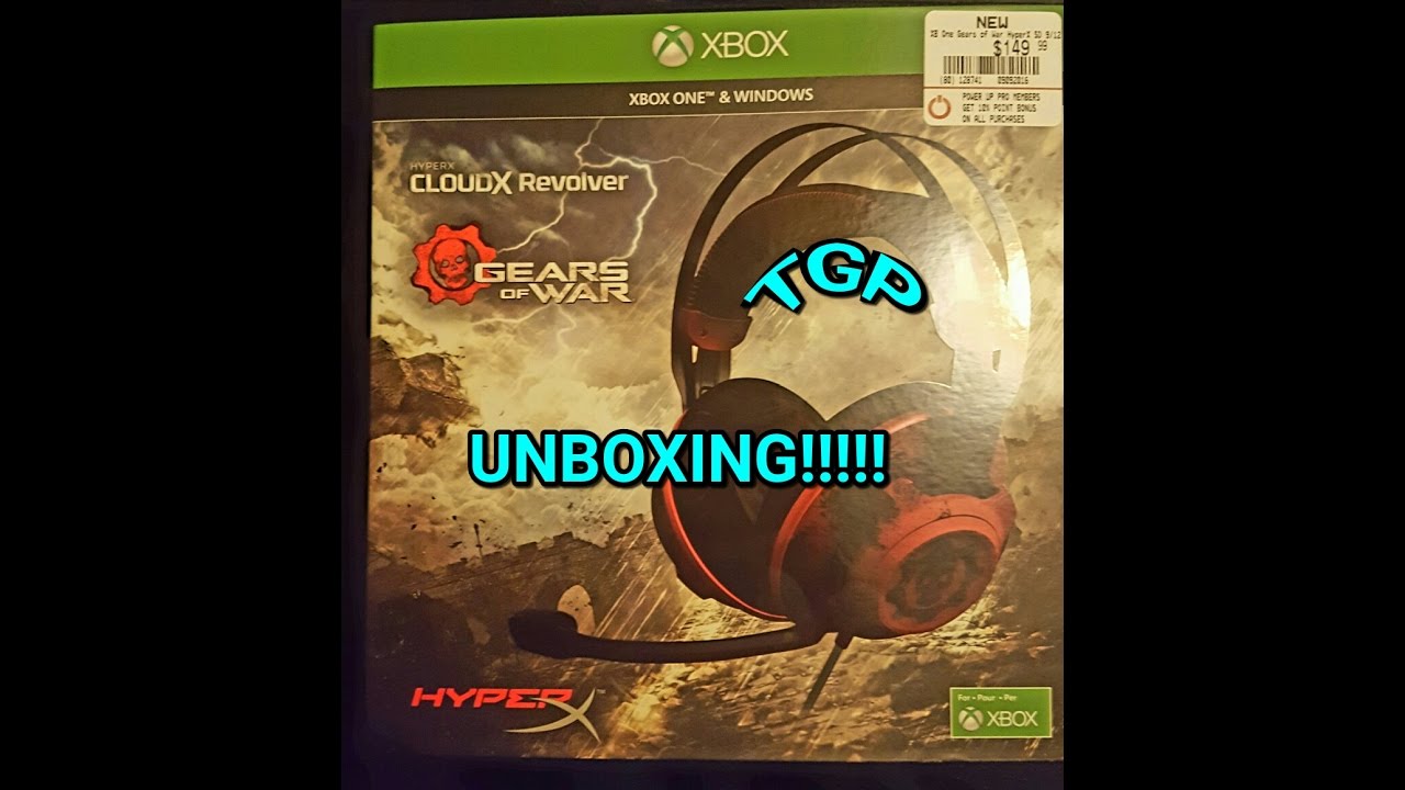 Gears of War 4: Hyper CloudX Revolver Headset Unboxing - YouTube