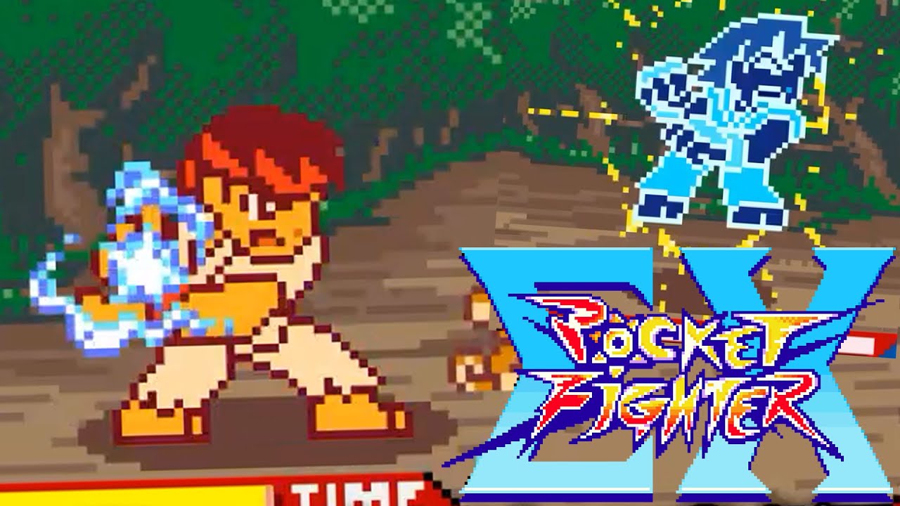 New Shock Damage FX - Ryu's Denjin Hadouken - Pocket Fighter EX - YouTube