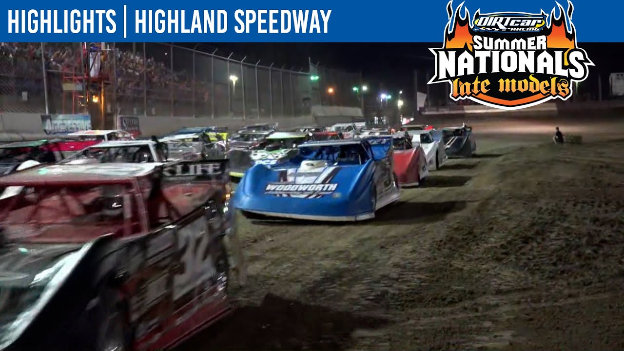 DIRTcar Summer Nationals Late Models Highland Speedway August 13, 2021 ...