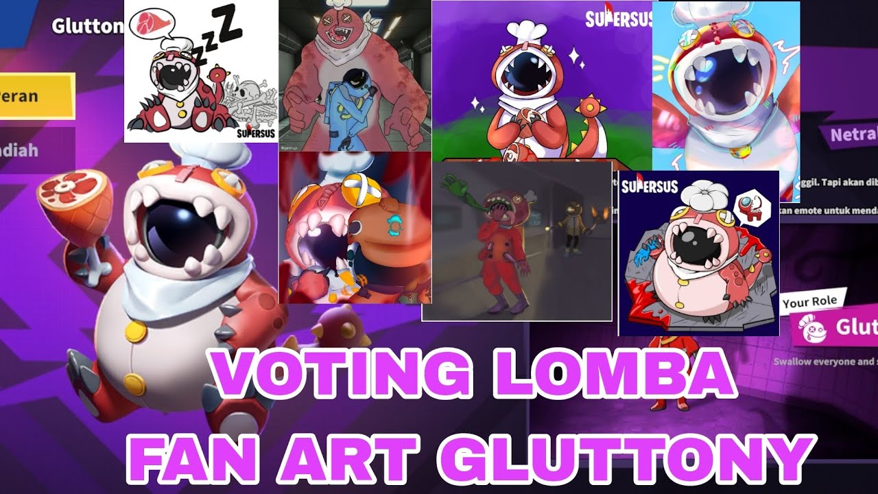 EVENT GLUTTONY!!! Lomba Voting Ilustrasi Fan Art Gluttony!!! KEREN-KEREN SEMUA WOYY 😮😮😮!!! - YouTube