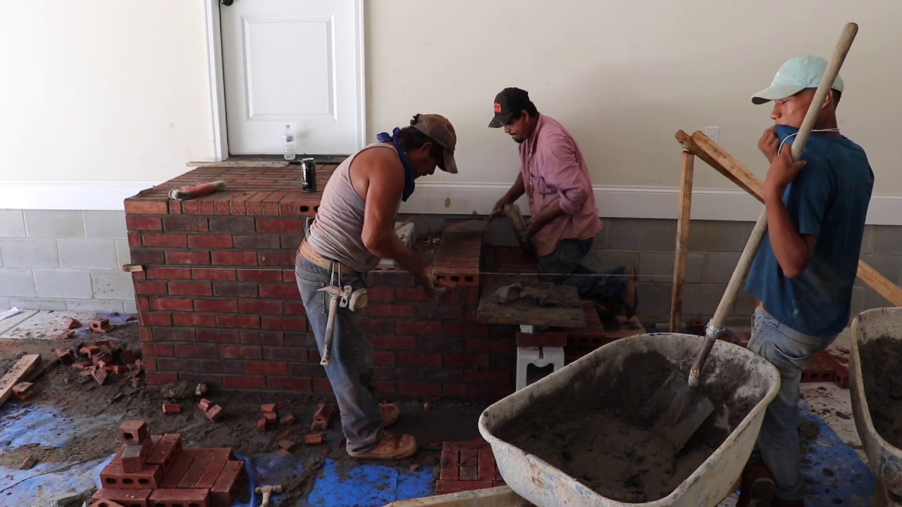 Midland Contractors LLC. - Brick Landing with Stairs - YouTube