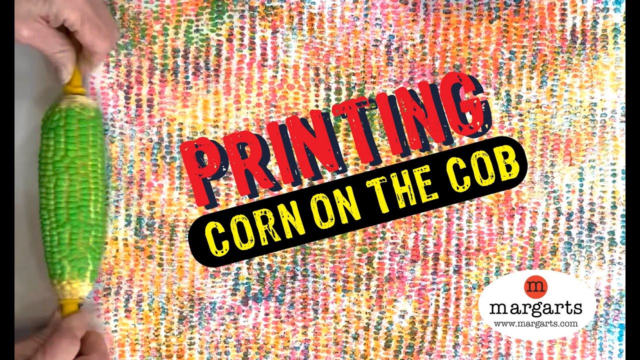 How to print corn on the cob on fabric - YouTube