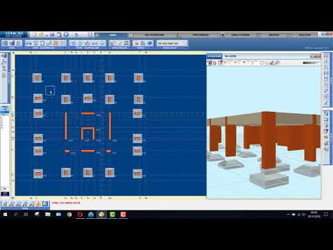 Sta4CAD V14 Dersleri | Tekil Temel Çizimi ve Bağ Kirişi | Ders #13