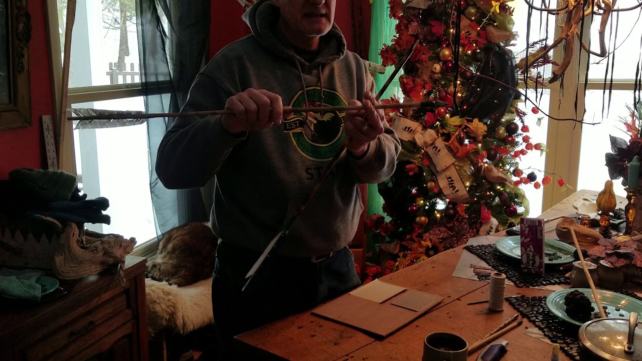 How to Make a Footed Arrow Shaft - YouTube