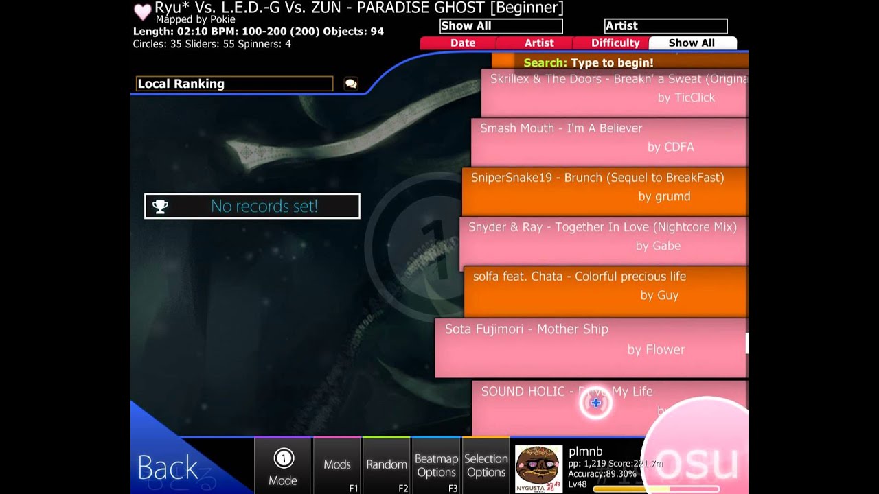 OSU! LONG PLAY plmnb - YouTube