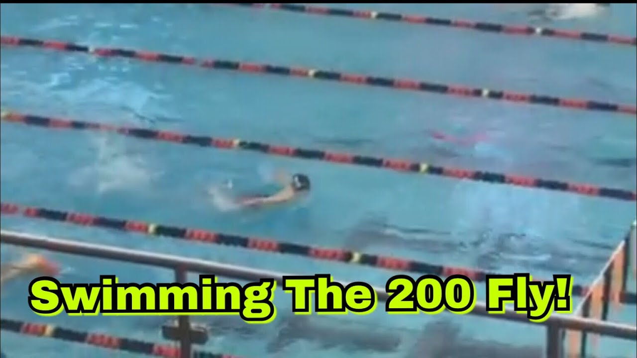 Swimming The 200 Yard Butterfly! - YouTube