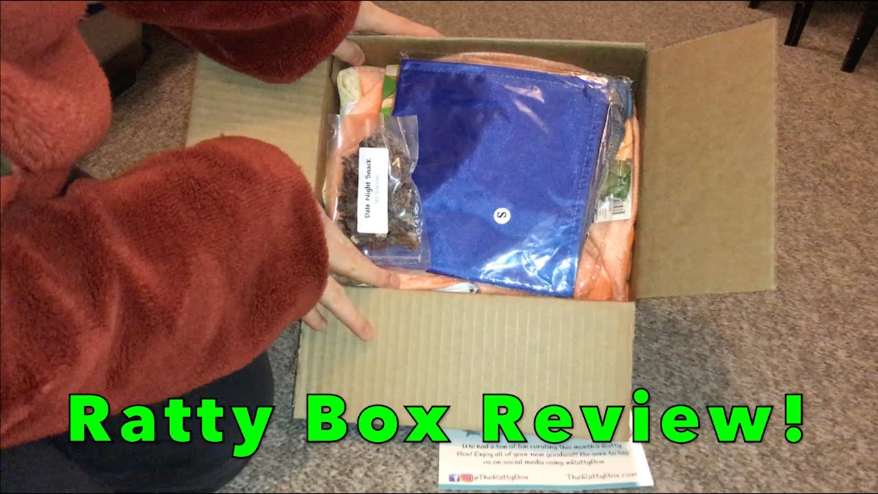 Reviewing February 2021's Ratty Box (A Rat Subscription Service!) - YouTube