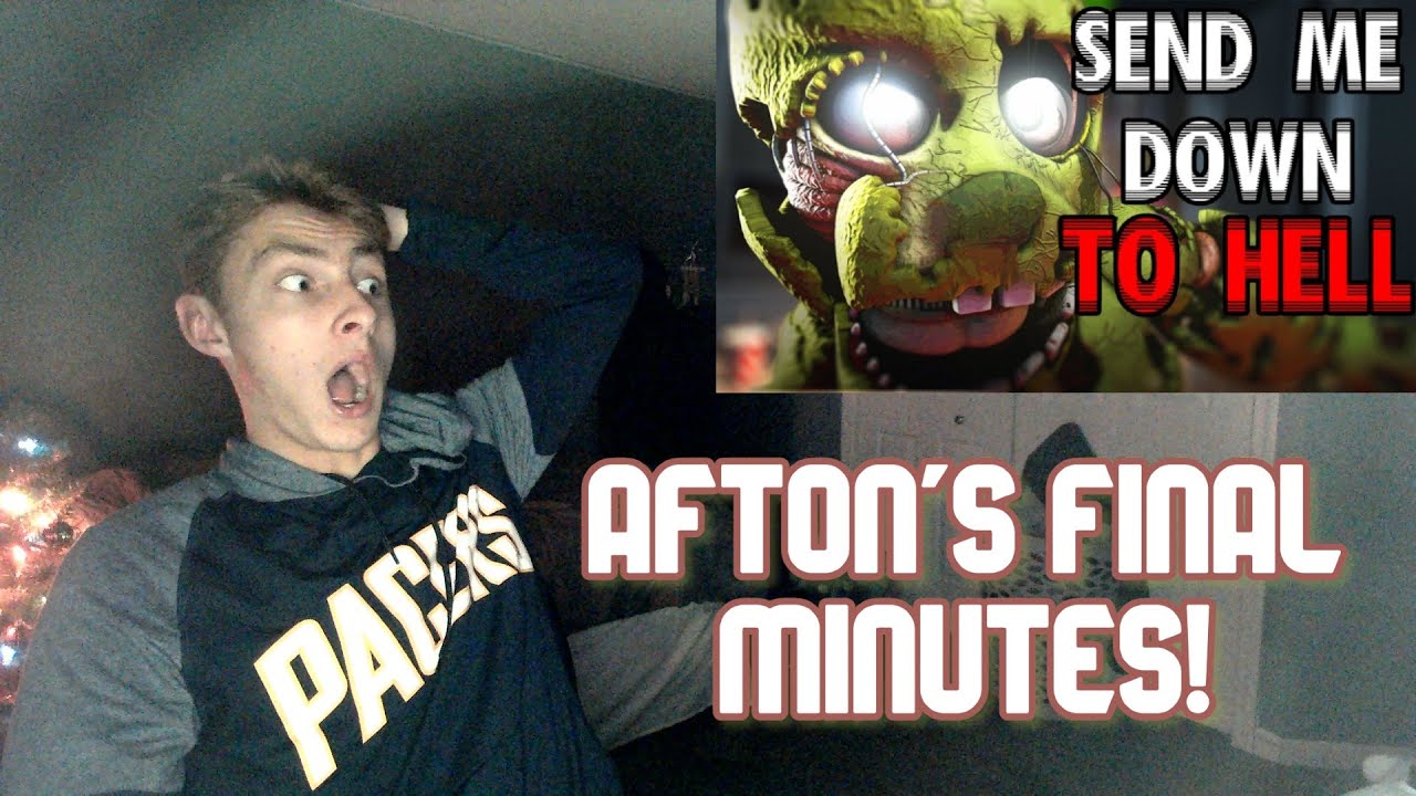 R.I.P. AFTON! FNAF Song: "Send Me Down To Hell" by Nightcove _theFox | REACTION - YouTube
