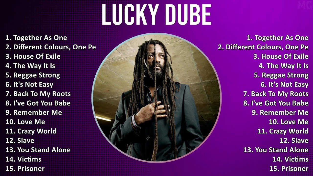 Lucky Dube 2025 MIX The Very Best - Together As One, Different Colours ...