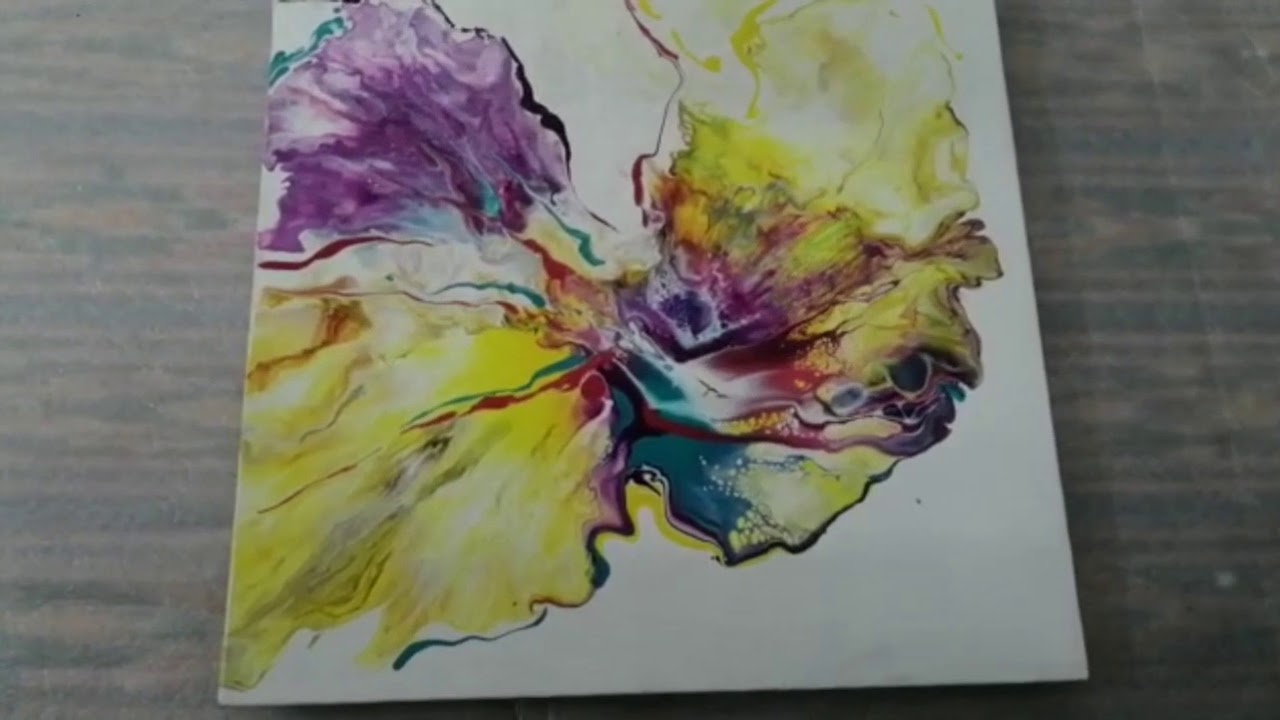 #30 - SPLATTER. FLUID/POUR ACRYLIC COLORS PAINTING TECHNIQUE TUTORIALS ...