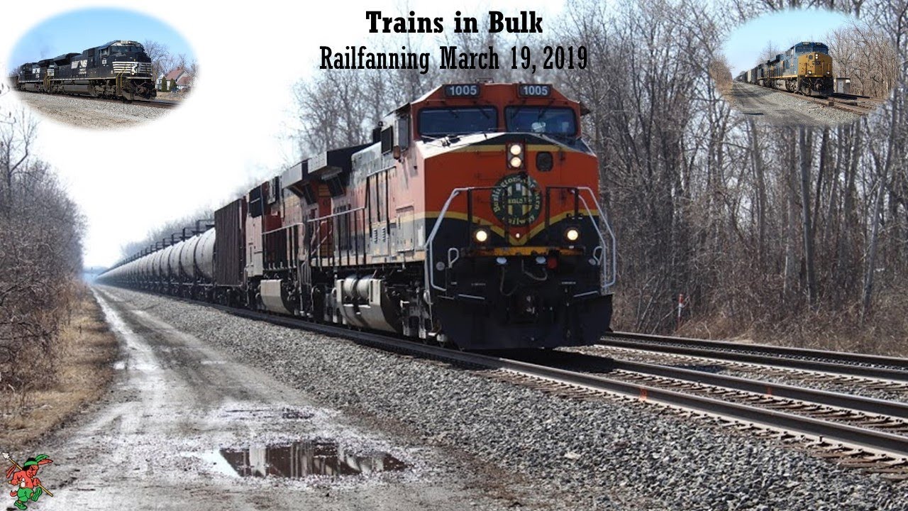 Trains in Bulk: Railfanning 03/19/2019 - YouTube