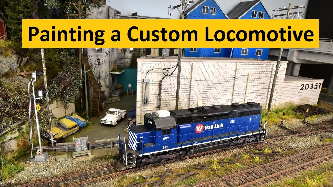 Custom Painting The Atlas HO Scale SD35 Locomotive Final | Boomer ...