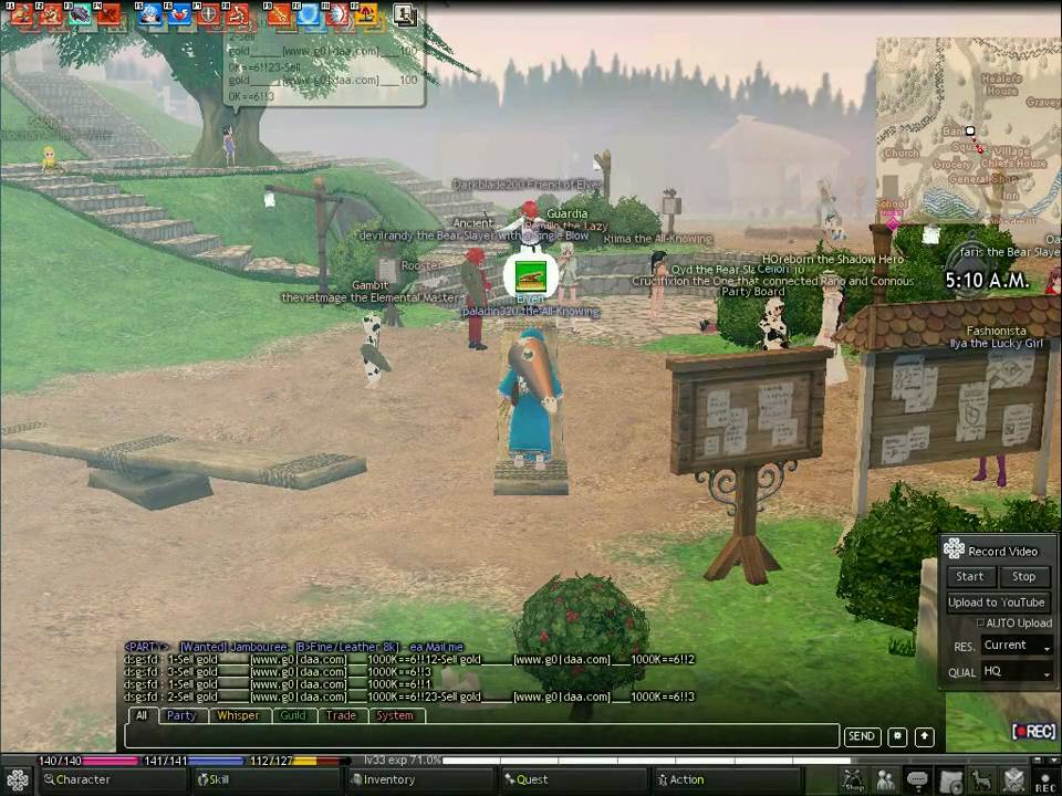 mabinogi jump to the moon event!!! - YouTube