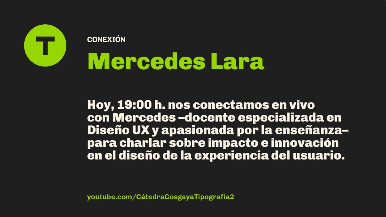 Conexión: Mercedes Lara - YouTube